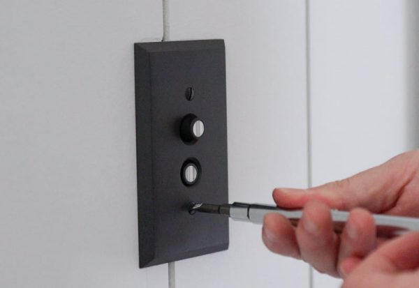 How to change light switch and cover | single push button switch - Hydrangea Treehouse