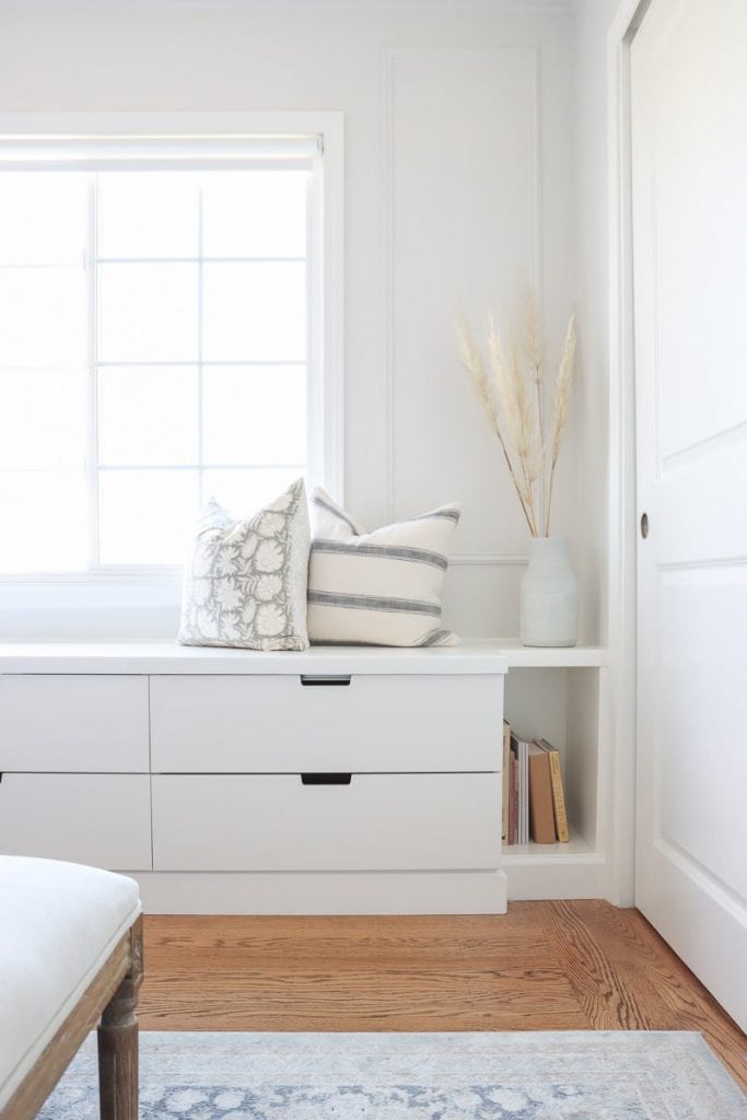 DIY Ikea Window Seat with Nordli Hack - Hydrangea Treehouse